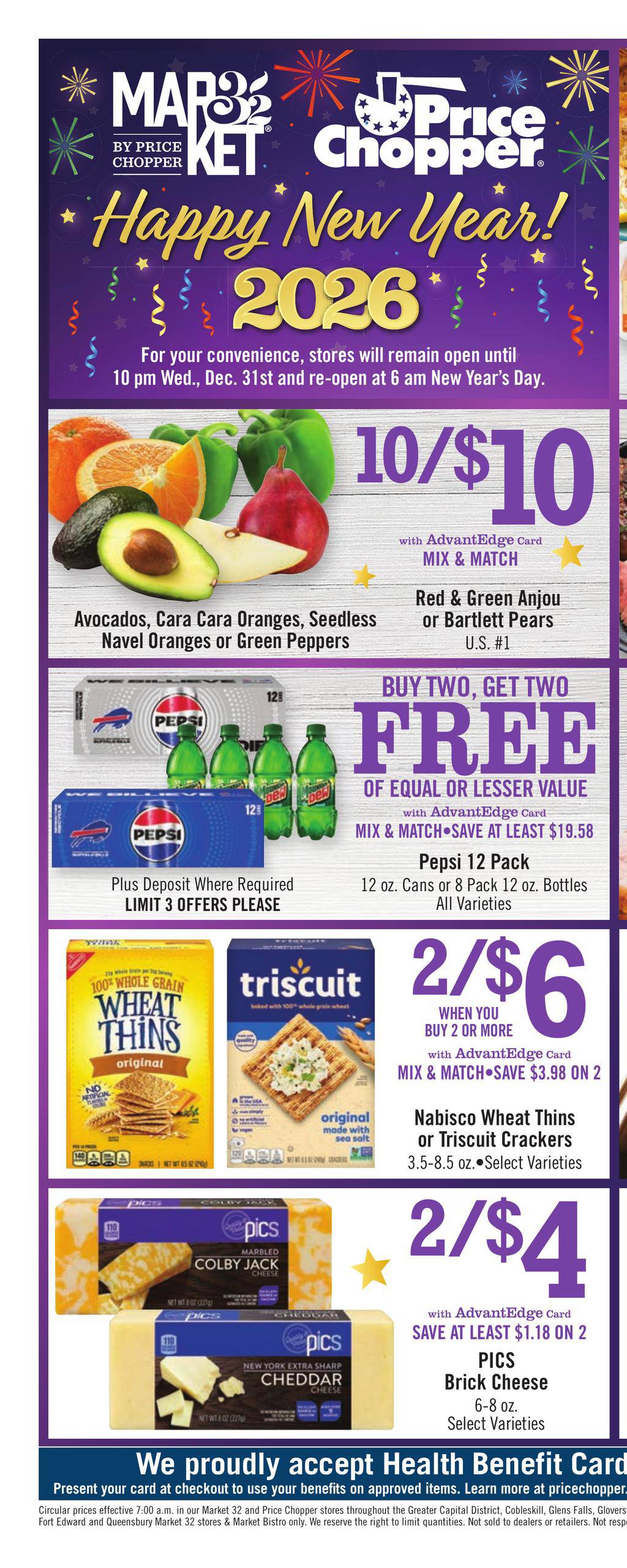 Price Chopper Ad Weekly Current December 28, 2025 - January 3, 2026 ...