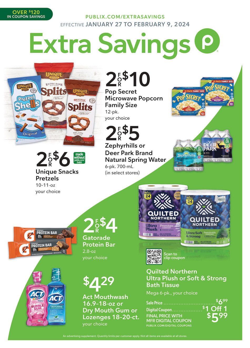 Publix Ad Extra Savings Jan 27 - Feb 9, 2024 | WeeklyAds2