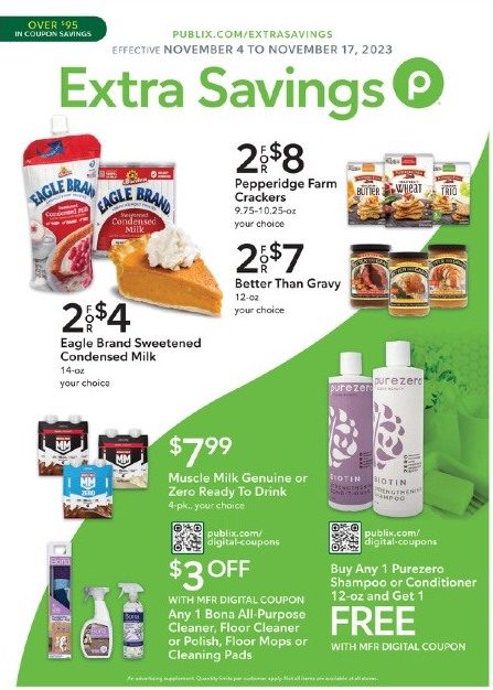 Publix Ad Extra Savings Nov 4 - 17, 2023 | WeeklyAds2