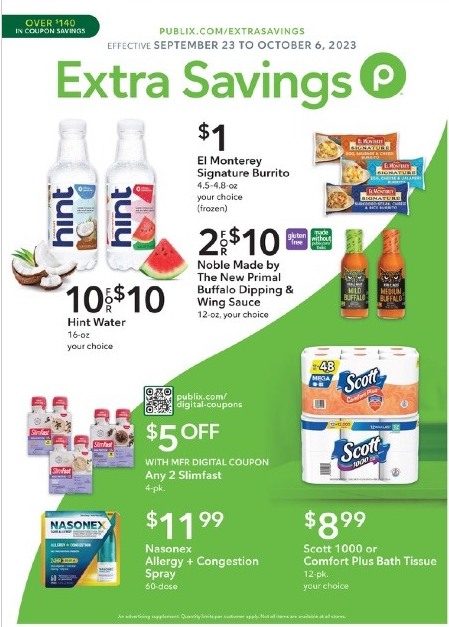 Publix Ad Extra Savings Sep 23 - Oct 6, 2023 | WeeklyAds2