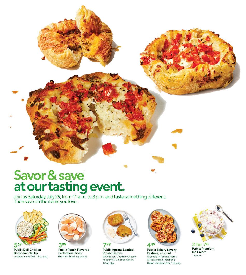 Publix Ad In-Store Sampling Jul 2023 | WeeklyAds2