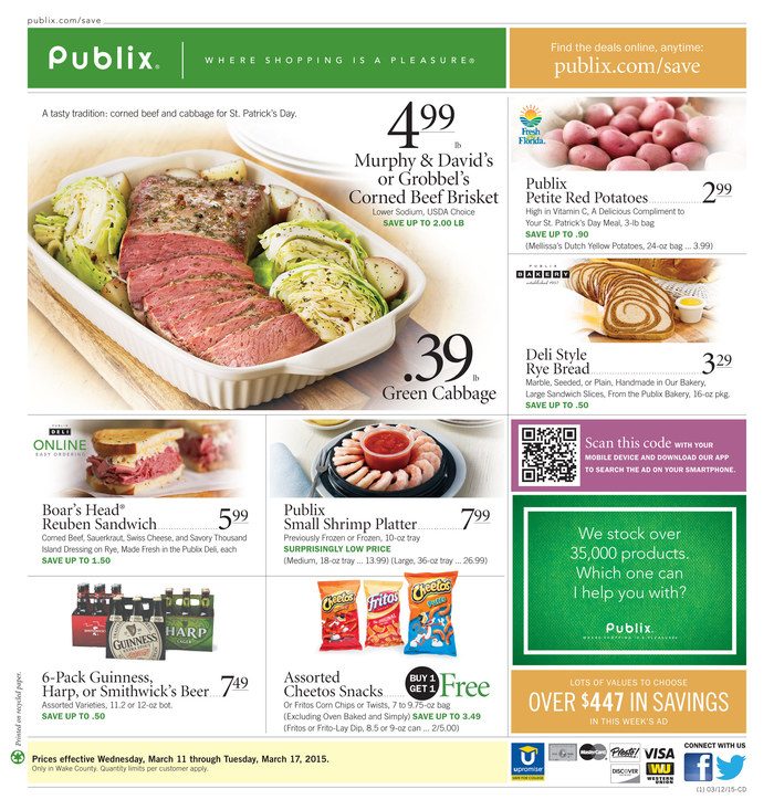 Publix Ad Preview 3/11 2015 | WeeklyAds2