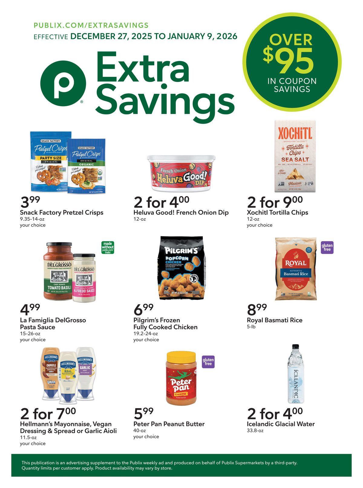 Publix Extra Savings December 27, 2025 - January 9, 2026 | WeeklyAds2