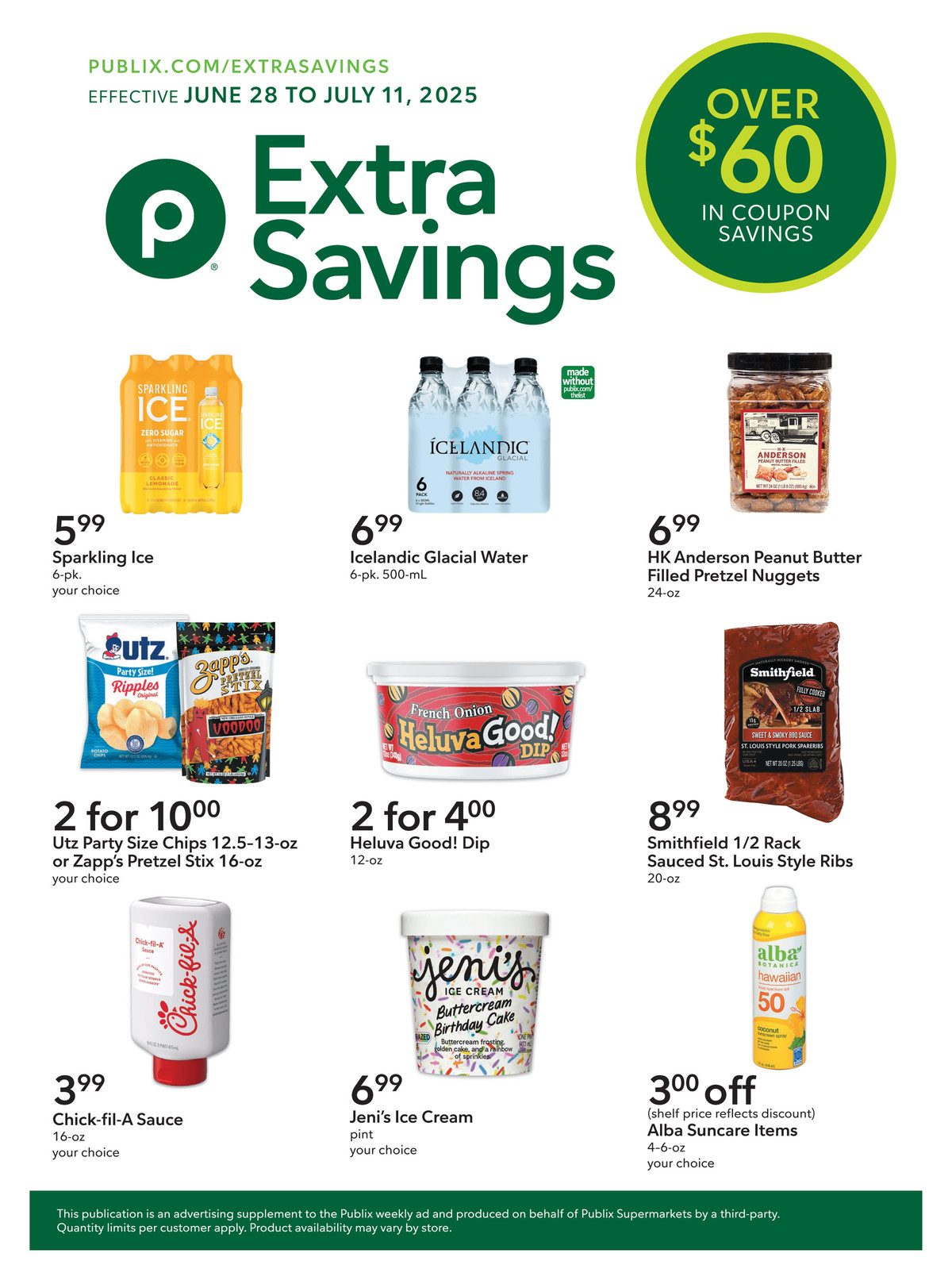 Publix Extra Savings June 28 - July 11, 2025 | WeeklyAds2