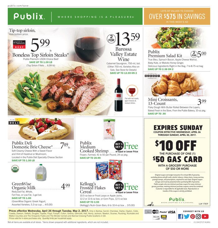 Publix Weekly Ad Apr 26 - May 2 2017 | WeeklyAds2