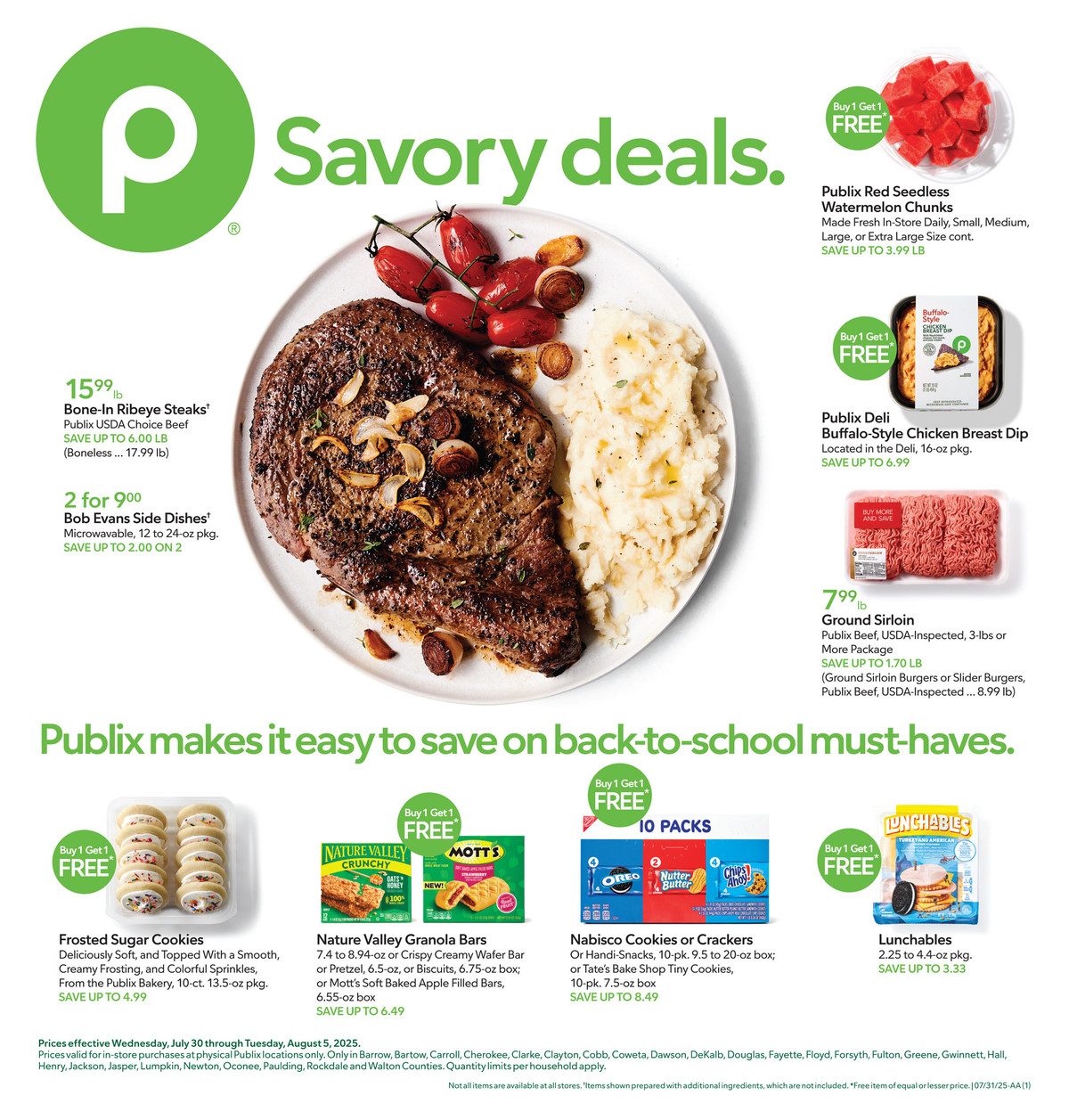 Publix Weekly Ad July 29 - August 5, 2025 | WeeklyAds2