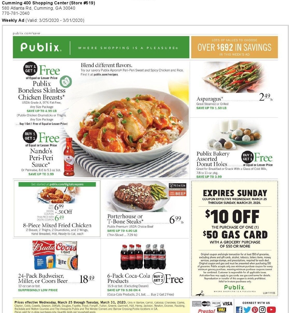 Publix Weekly Ad Mar 25 - 31, 2020 | WeeklyAds2