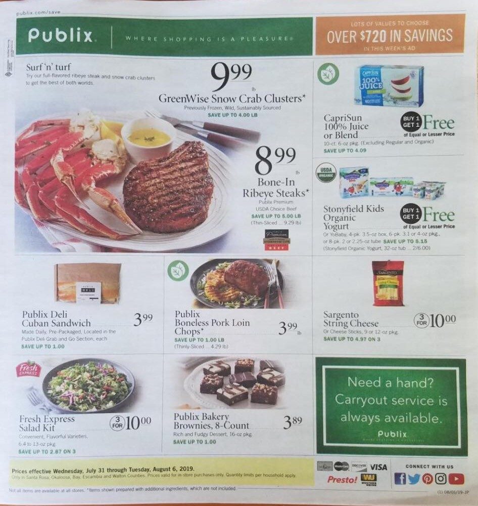 Publix Weekly Ad Preview Jul 31 - Aug 6, 2019 - WeeklyAds2