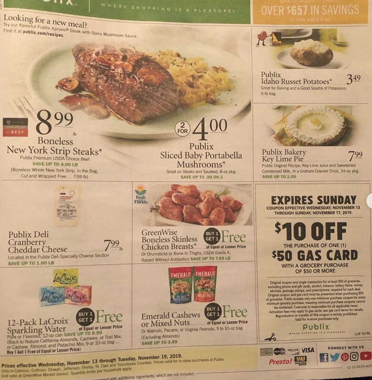 Publix Weekly Ad Preview Nov 13 - 19, 2019 | WeeklyAds2