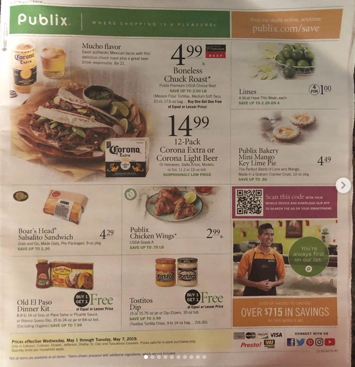 Publix Weekly Ad Scan May 1 - 7, 2019 | WeeklyAds2