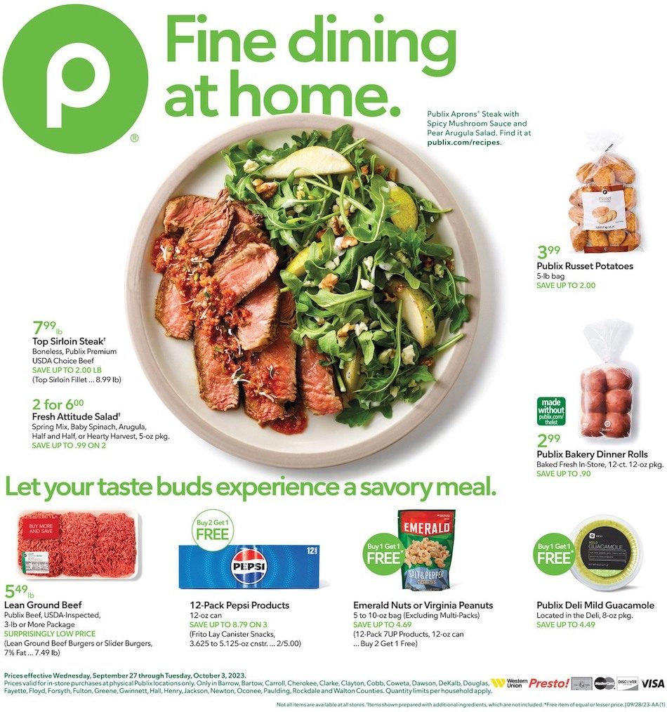 Publix Weekly Ad Sep 27 - Oct 3, 2023 | WeeklyAds2