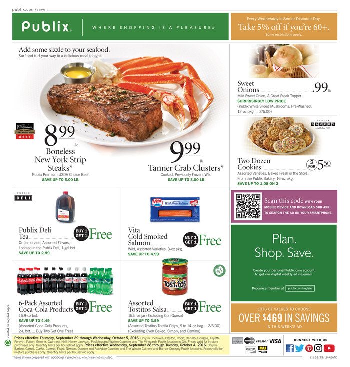 Publix Weekly Ad Sep 28 - Oct 4 2016 | WeeklyAds2