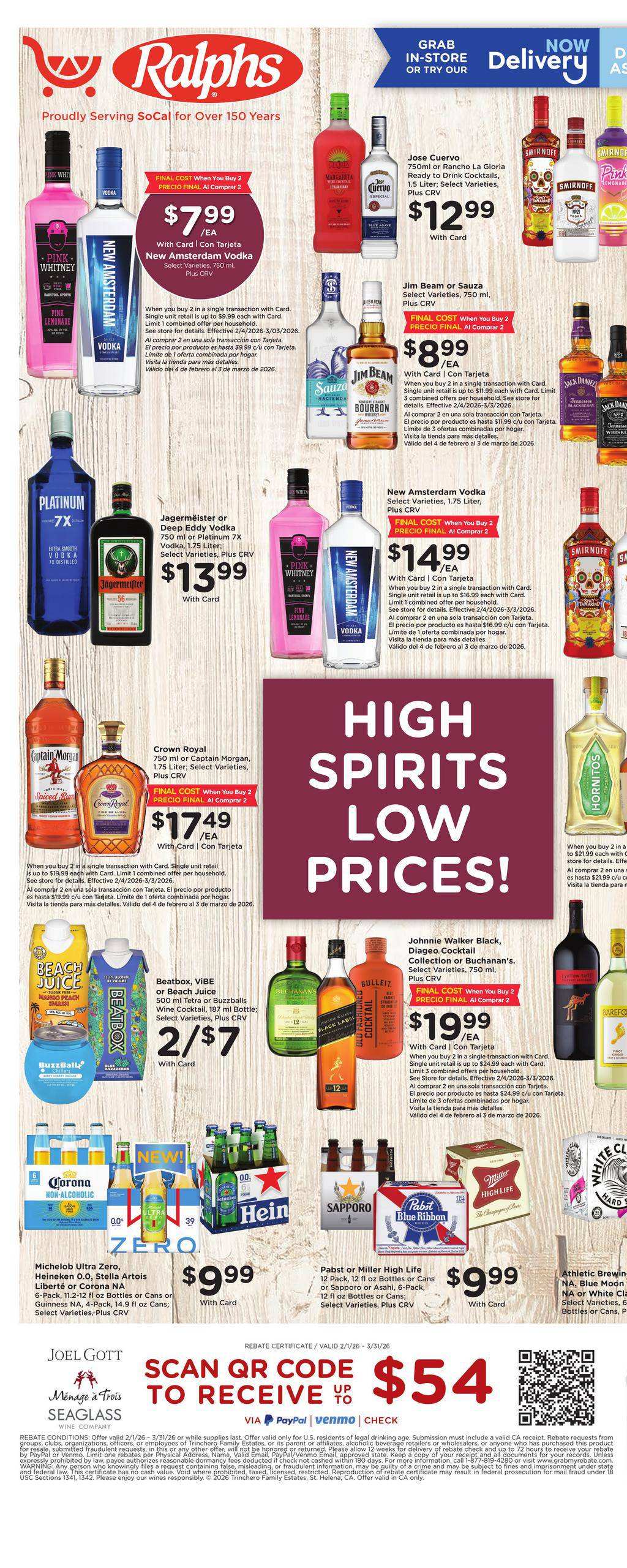 Ralphs Weekly Ad Adult Beverage February 25 - March 3, 2026 | WeeklyAds2