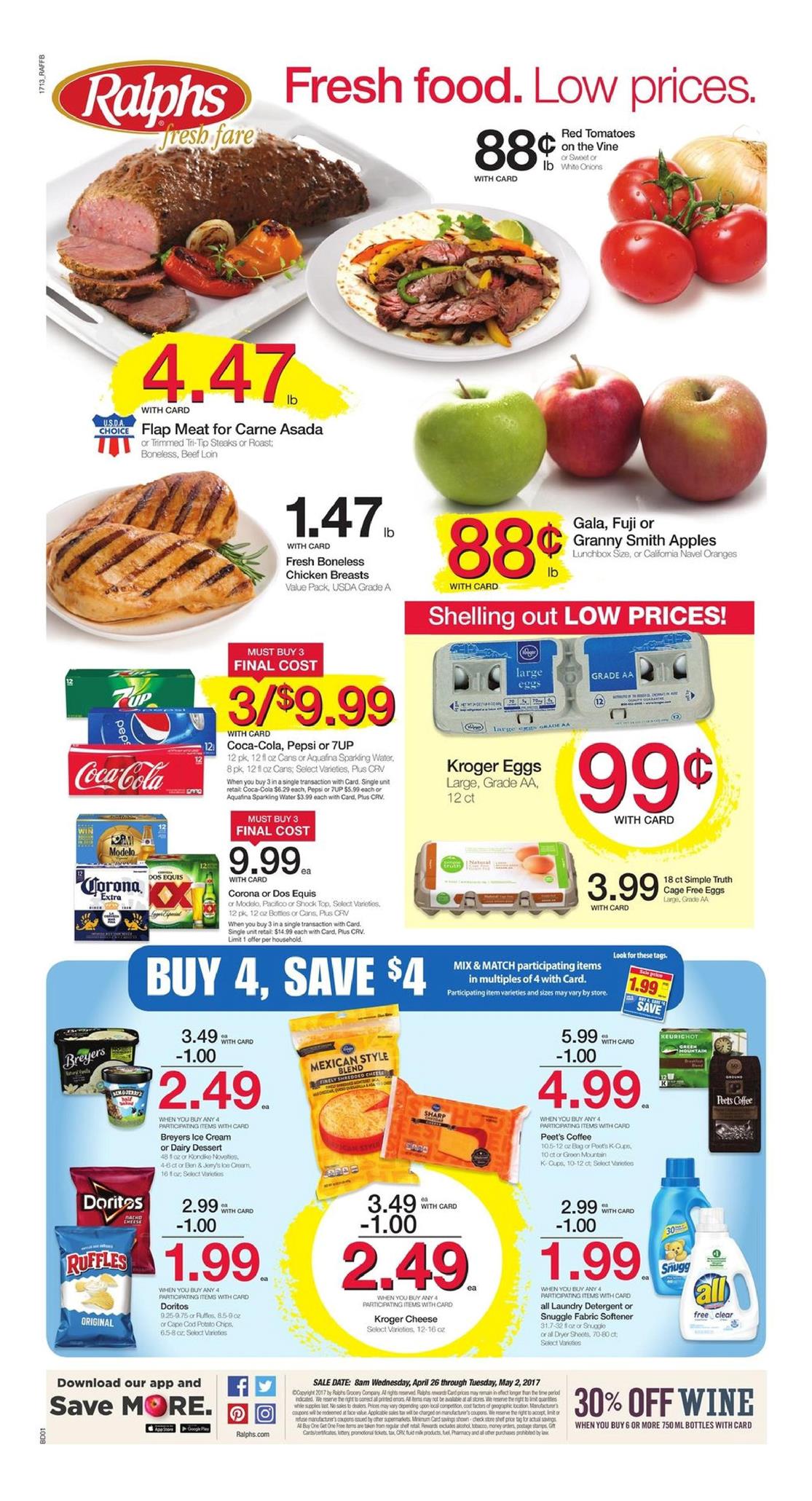 Ralphs Weekly Ad Apr 26 - May 2 2017 | WeeklyAds2