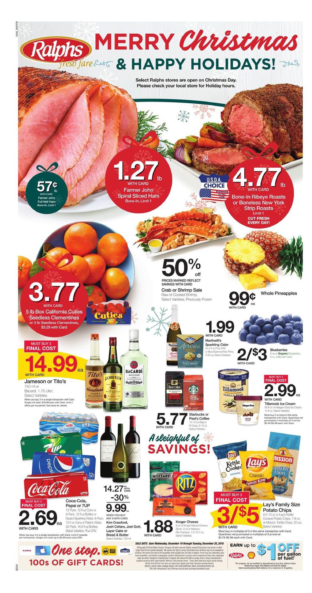 Ralphs Weekly Ad Dec 19 - 25, 2018 | WeeklyAds2