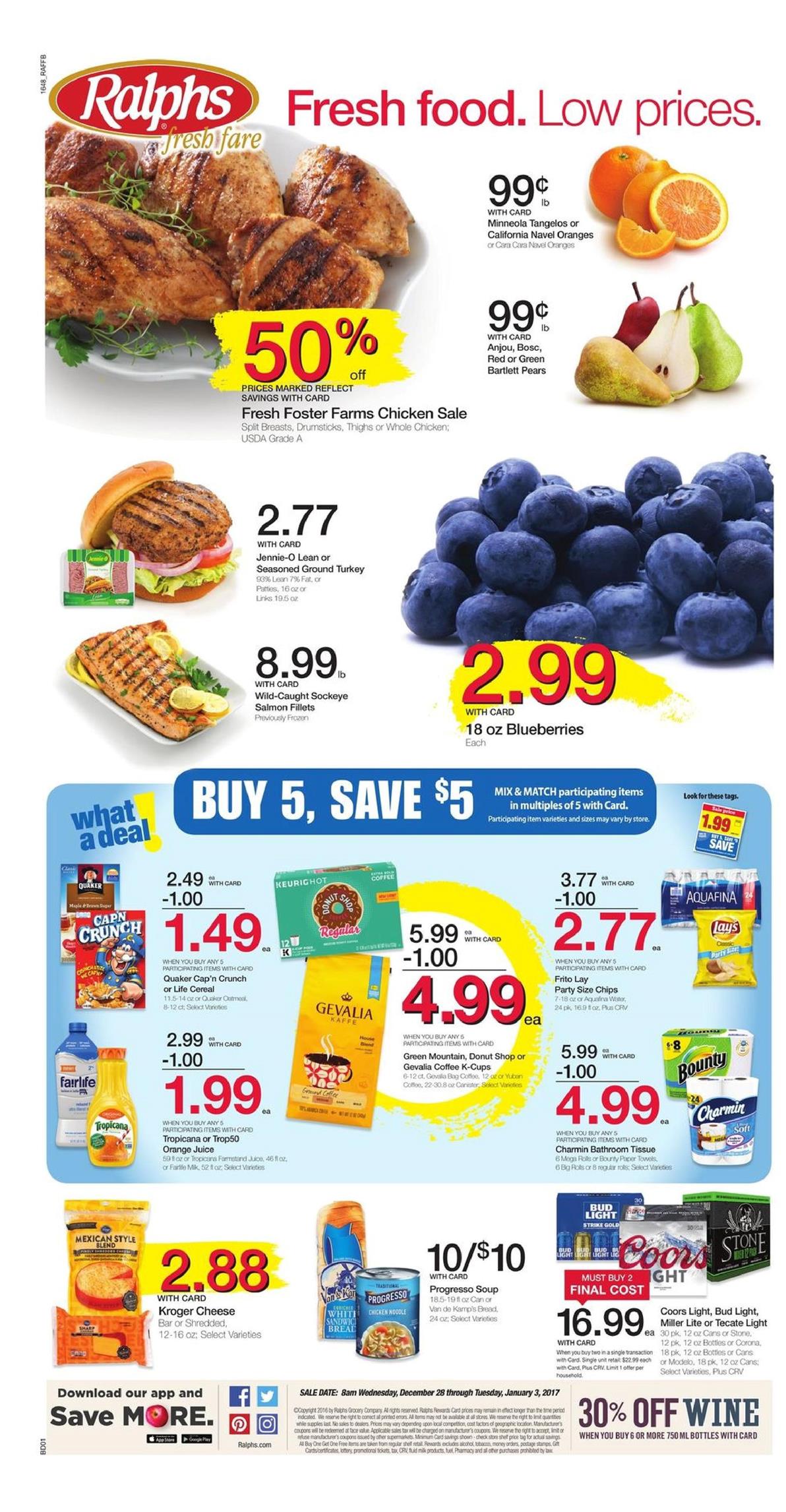 Ralphs Weekly Ad December 28 - Jan 3 2017 | WeeklyAds2