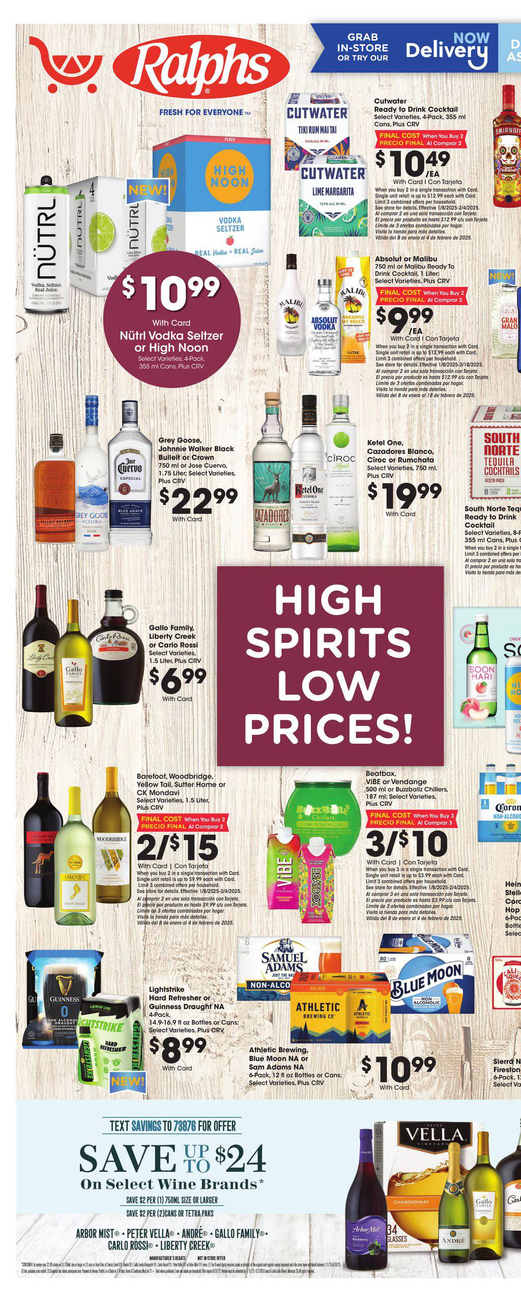 Ralphs Weekly Ad High Spirits, Low Prices January 29 - February 4, 2025 ...