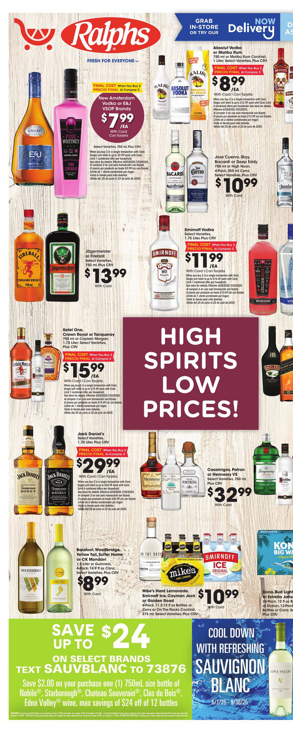 Ralphs Weekly Ad High Spirits, Low Prices July 2 - 8, 2025 | WeeklyAds2