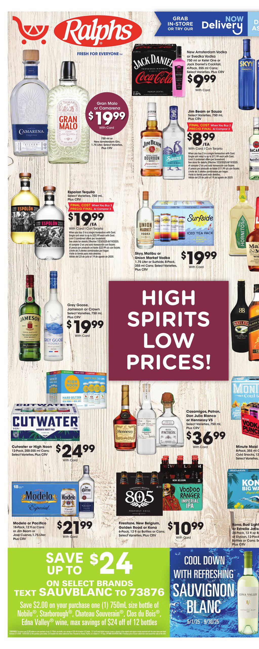 Ralphs Weekly Ad High Spirits, Low Prices July 30 - August 5, 2025 ...