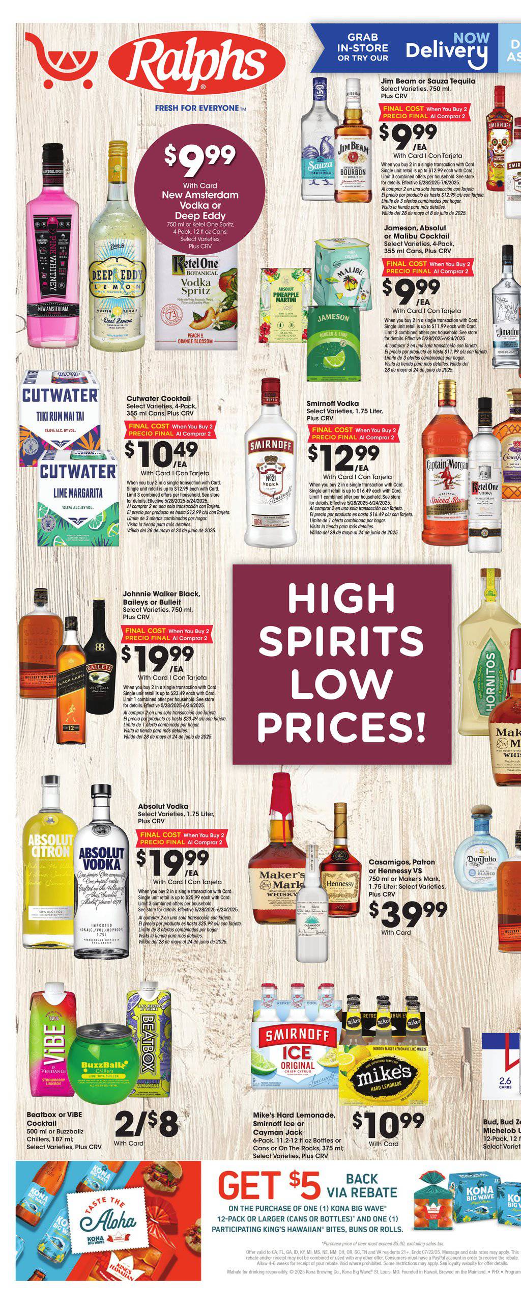 Ralphs Weekly Ad High Spirits, Low Prices June 4 - 10, 2025 | WeeklyAds2