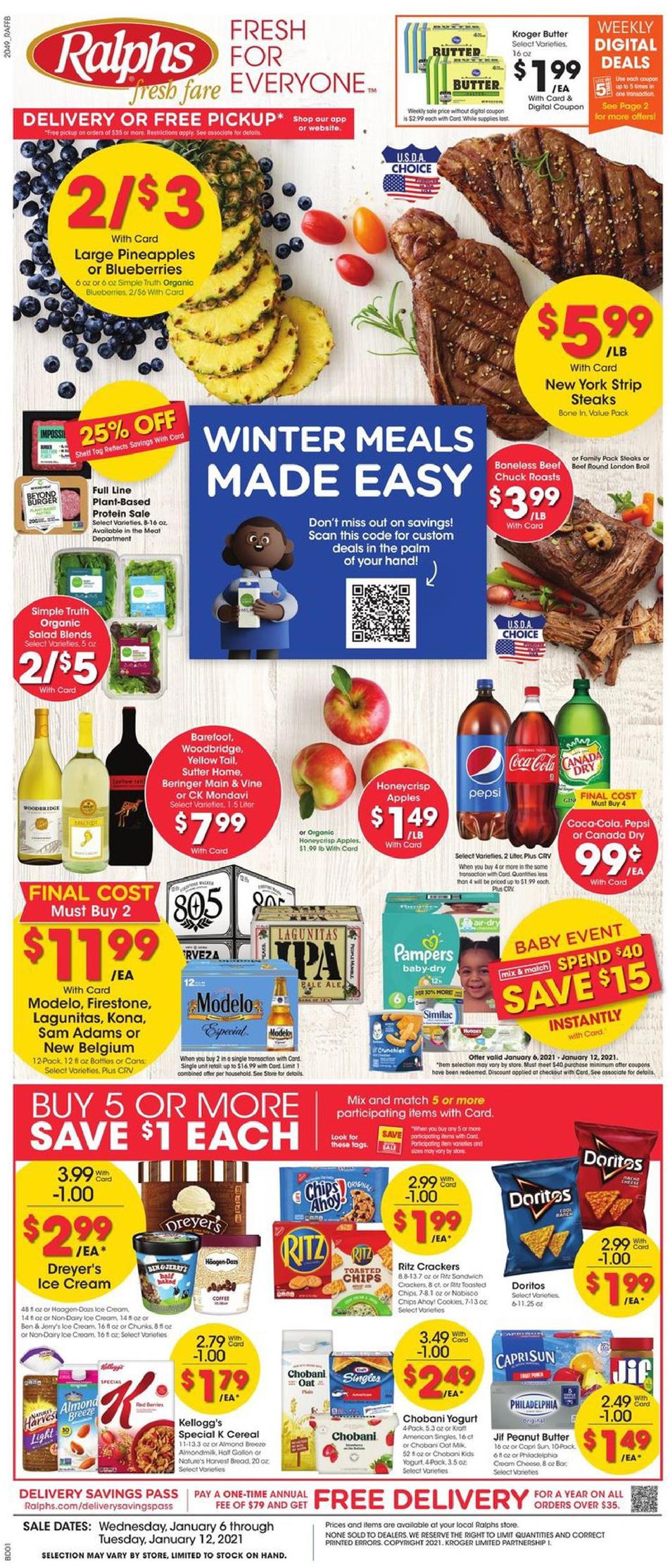 Ralphs Weekly Ad Jan 6 - 12, 2021 | WeeklyAds2