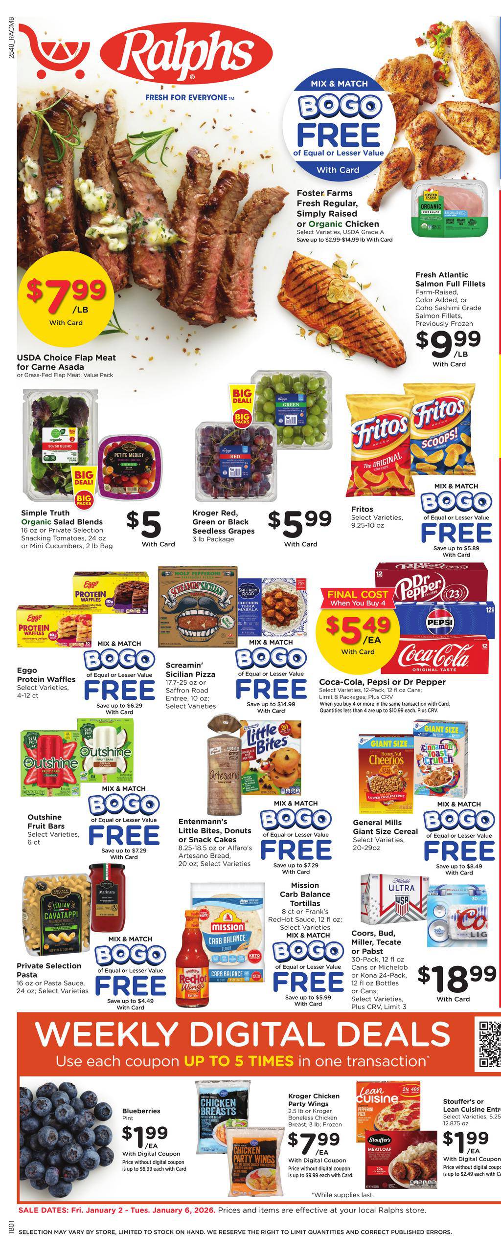 Ralphs Weekly Ad January 2 - 6, 2026 | WeeklyAds2