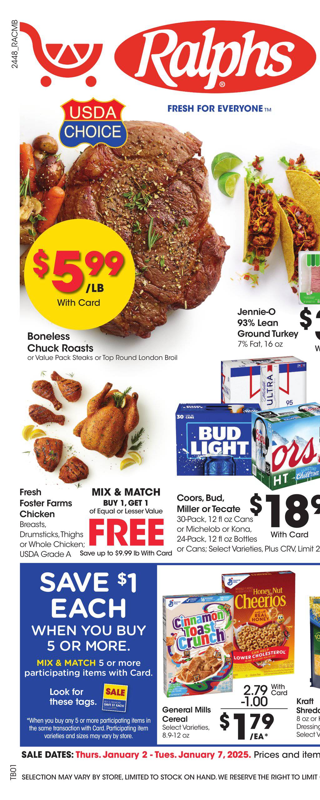 Ralphs Weekly Ad January 2 - 7, 2025 | WeeklyAds2