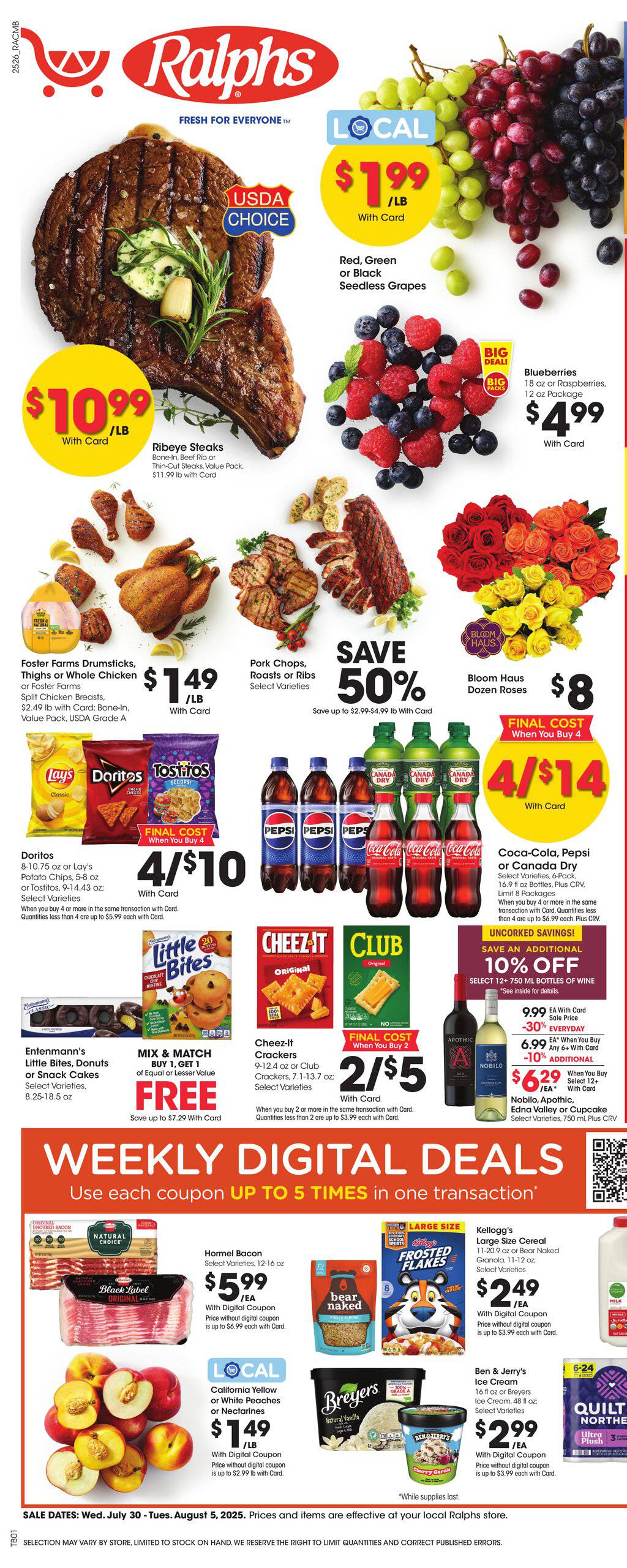 Ralphs Weekly Ad July 30 - August 5, 2025 | WeeklyAds2