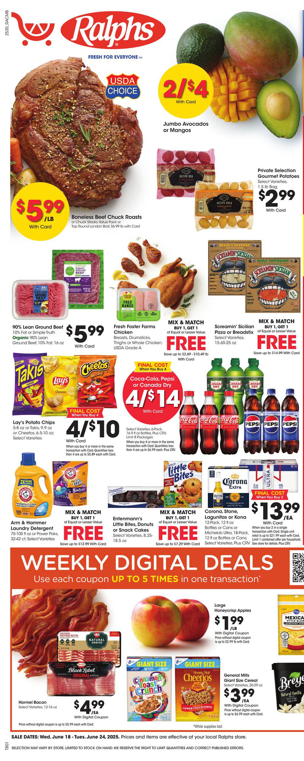 Ralphs Weekly Ad June 18 - 24, 2025 | WeeklyAds2