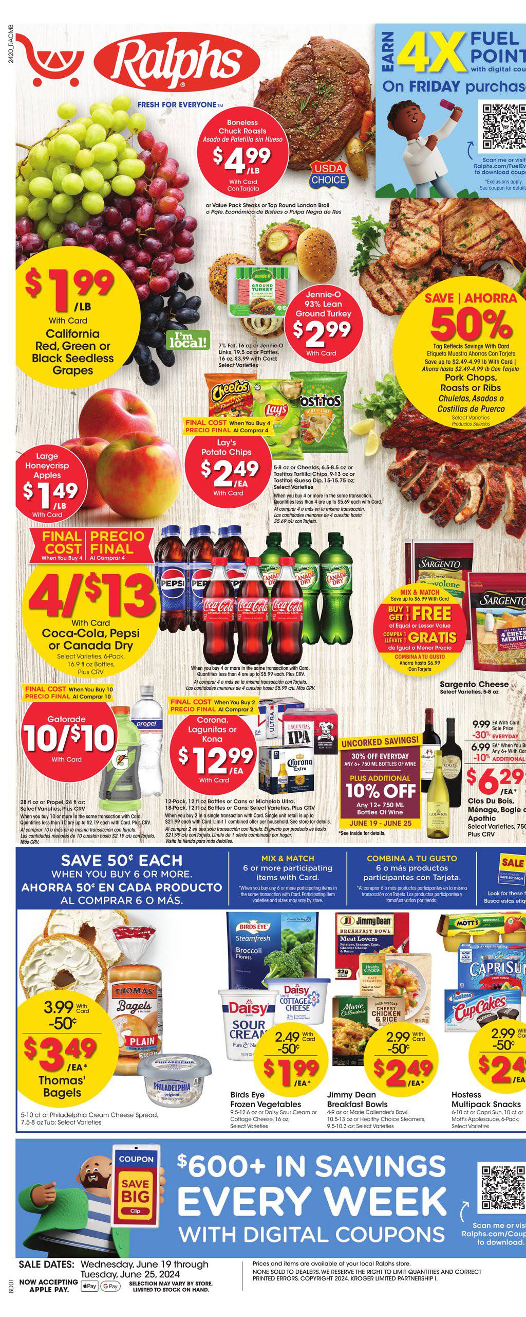 Ralphs Weekly Ad June 19 - 25, 2024 | WeeklyAds2