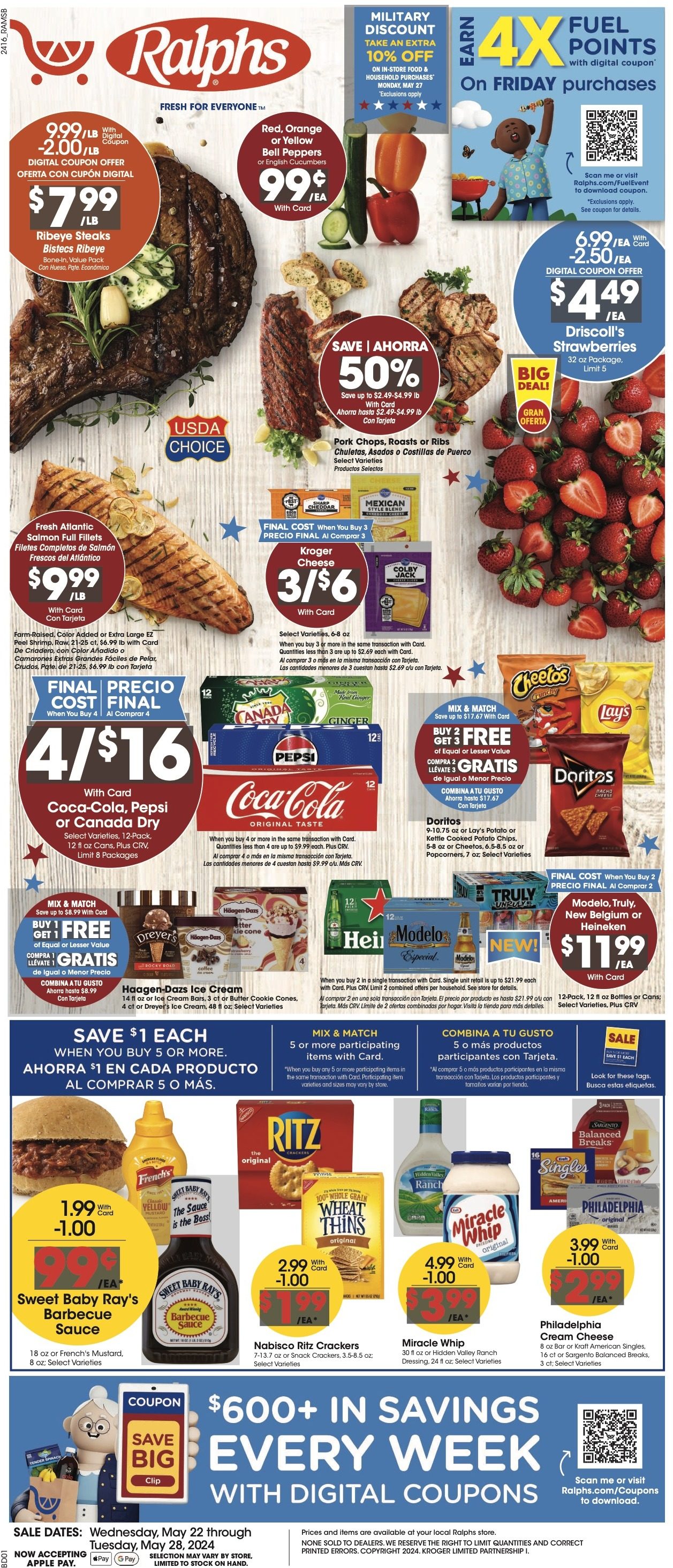 Ralphs Weekly Ad May 22 - 28, 2024 | WeeklyAds2