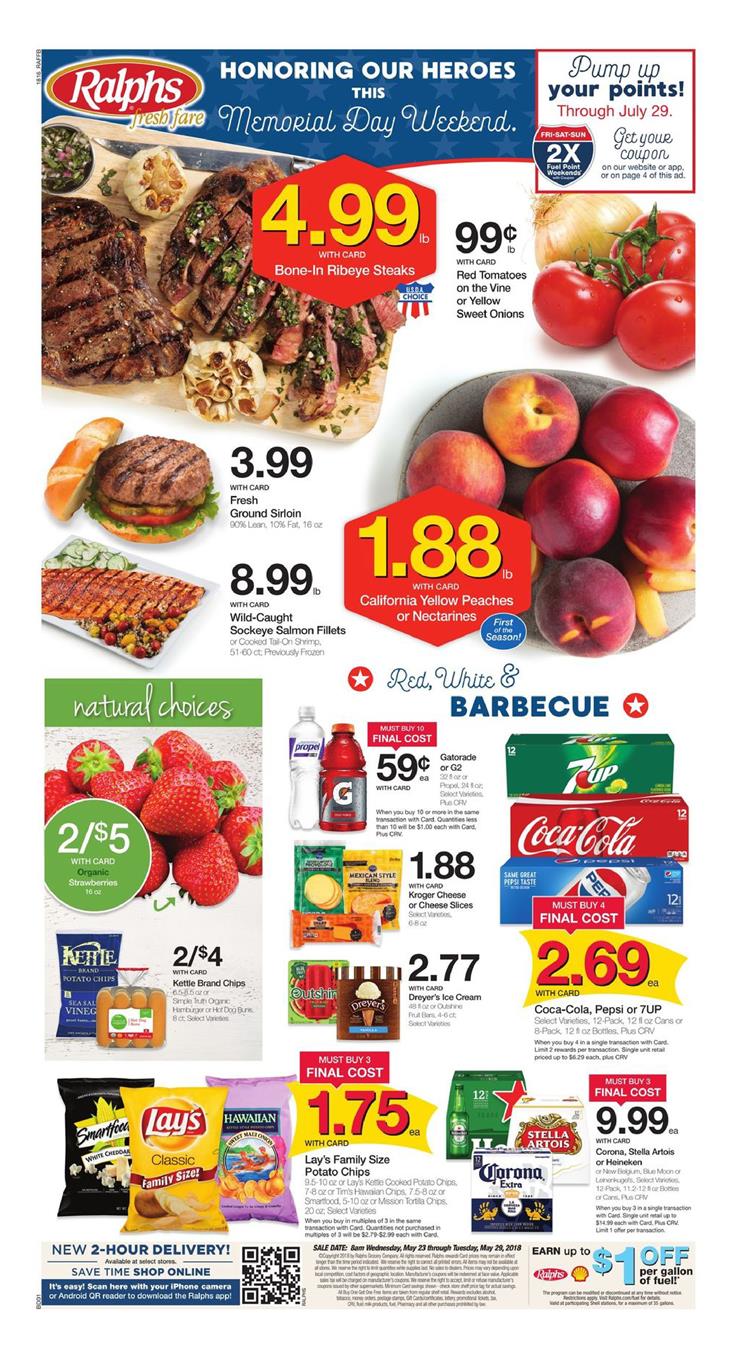 Ralphs Weekly Ad May 23 - 29, 2018 | WeeklyAds2