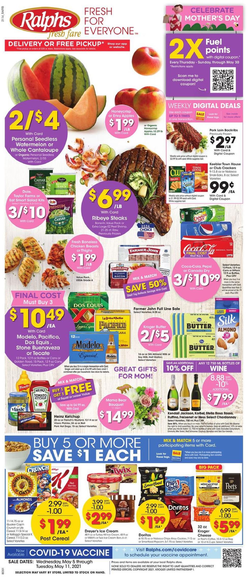 Ralphs Weekly Ad May 5 - 11, 2021 | WeeklyAds2
