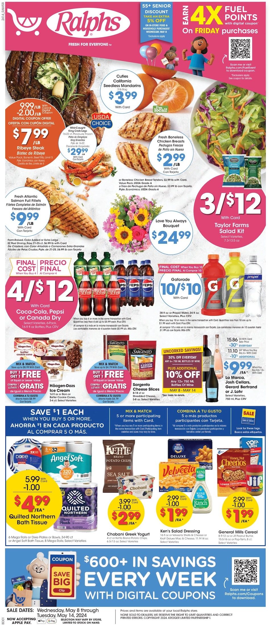 Ralphs Weekly Ad May 8 - 14, 2024 | WeeklyAds2