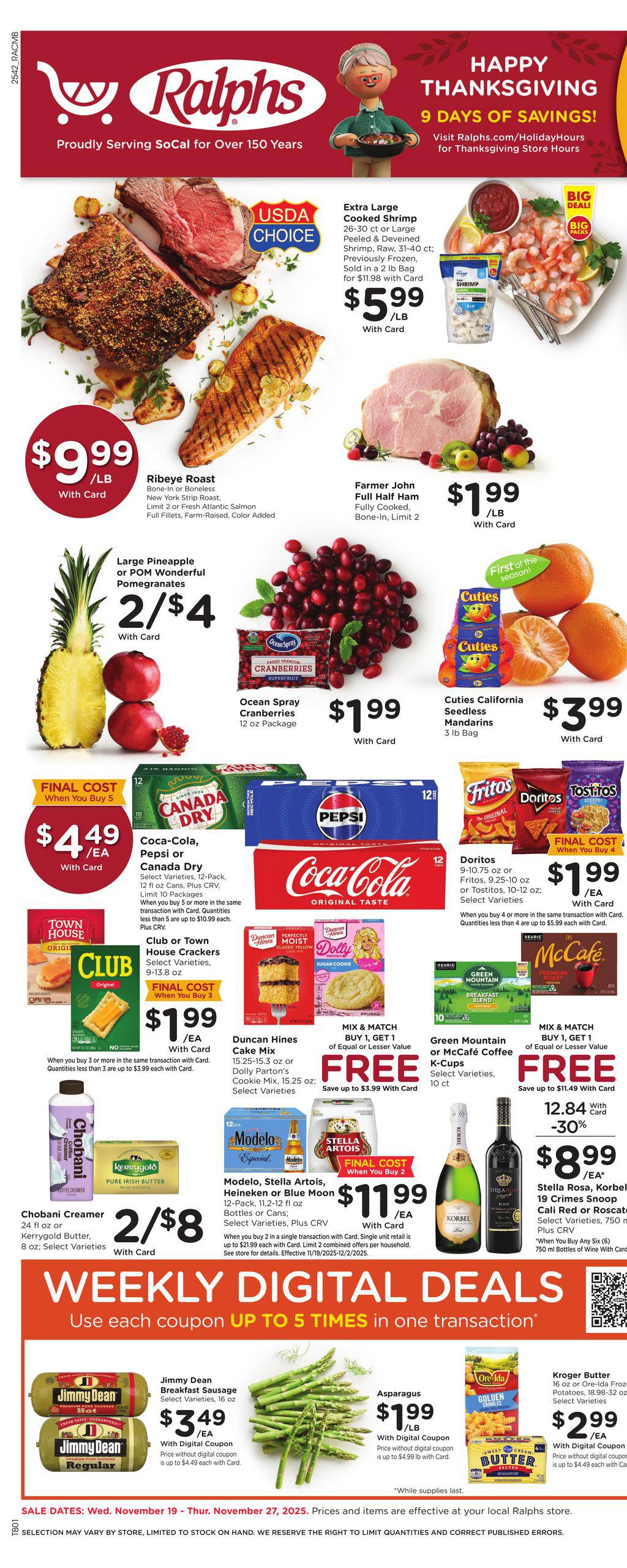 Ralphs Weekly Ad November 19 - 27, 2025 | WeeklyAds2