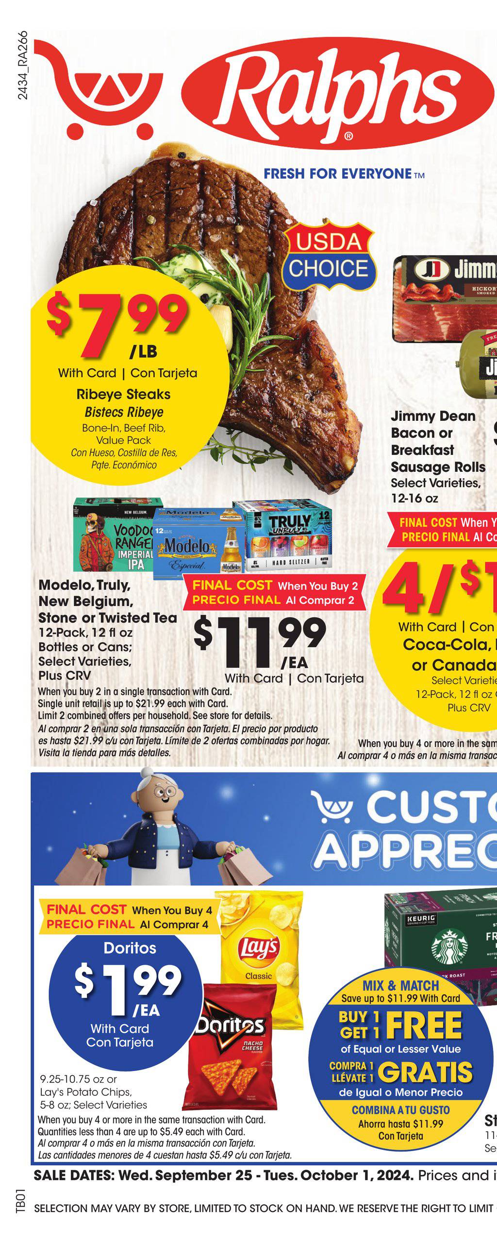 Ralphs Weekly Ad September 25 - October 1, 2024 | WeeklyAds2