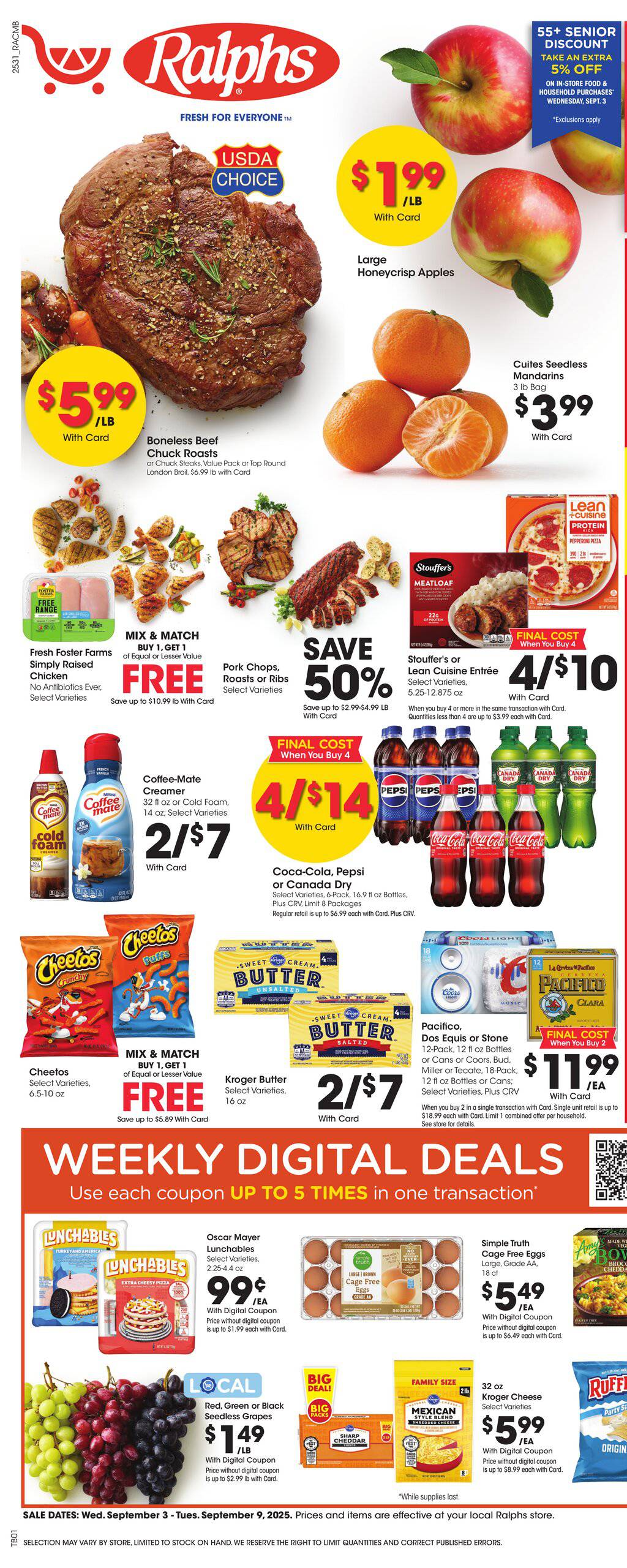 Ralphs Weekly Ad September 3 - 9, 2025 | WeeklyAds2