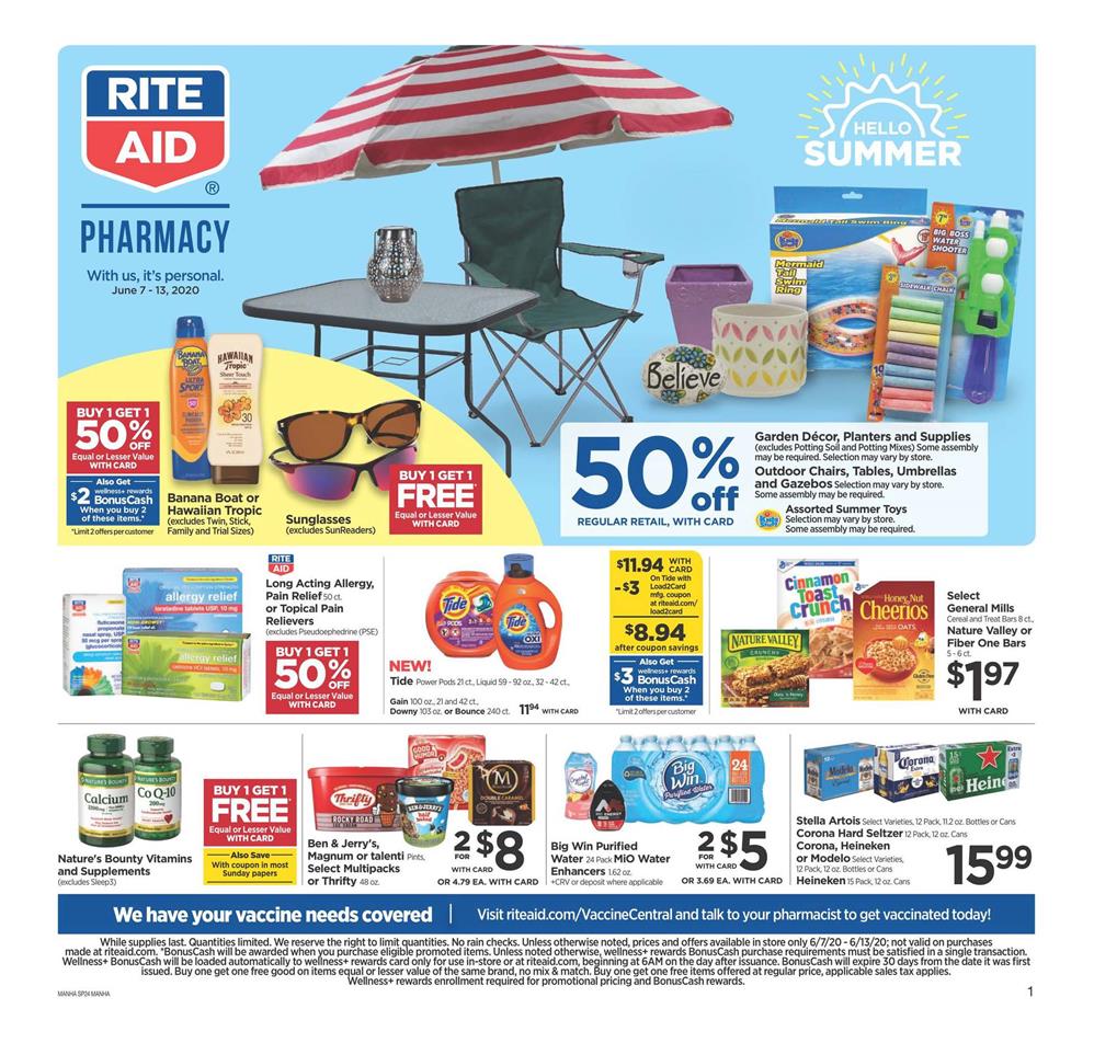 Rite Aid Weekly Ad Jun 7 - 13, 2020 | WeeklyAds2