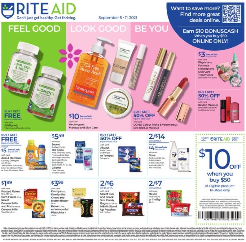 Rite Aid Ad Sep 5 - 11, 2021 | WeeklyAds2