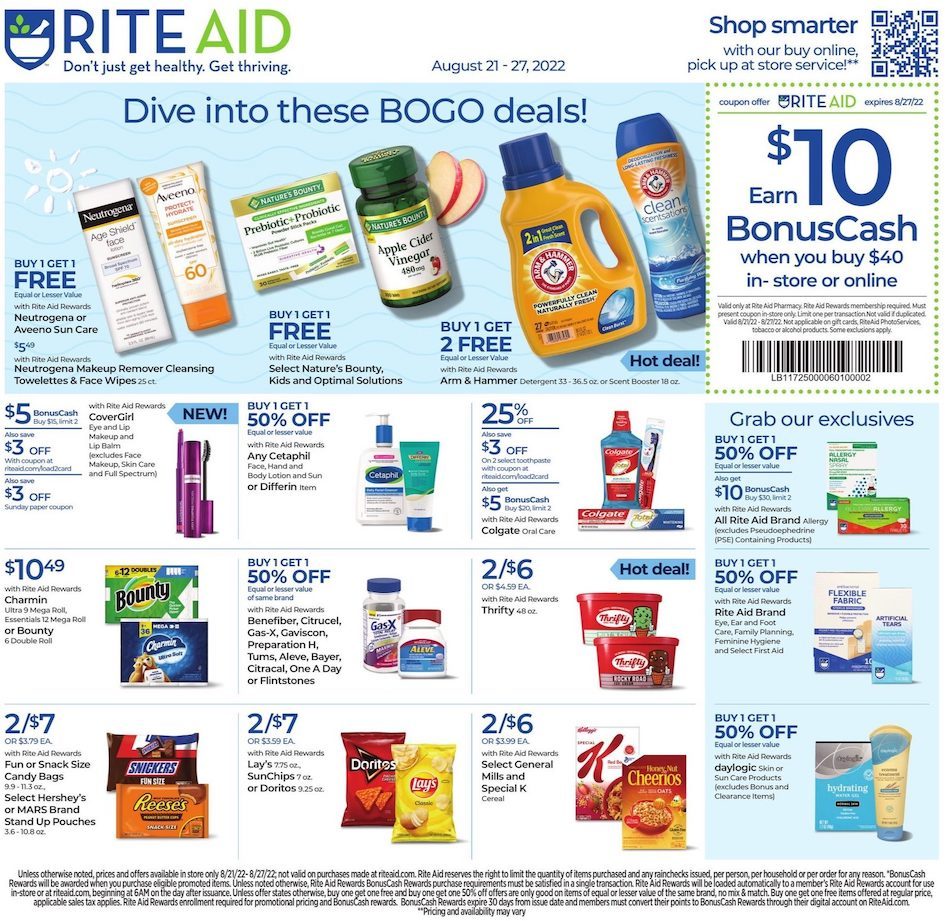 Rite Aid Weekly Ad Aug 21 - 27, 2022 | WeeklyAds2