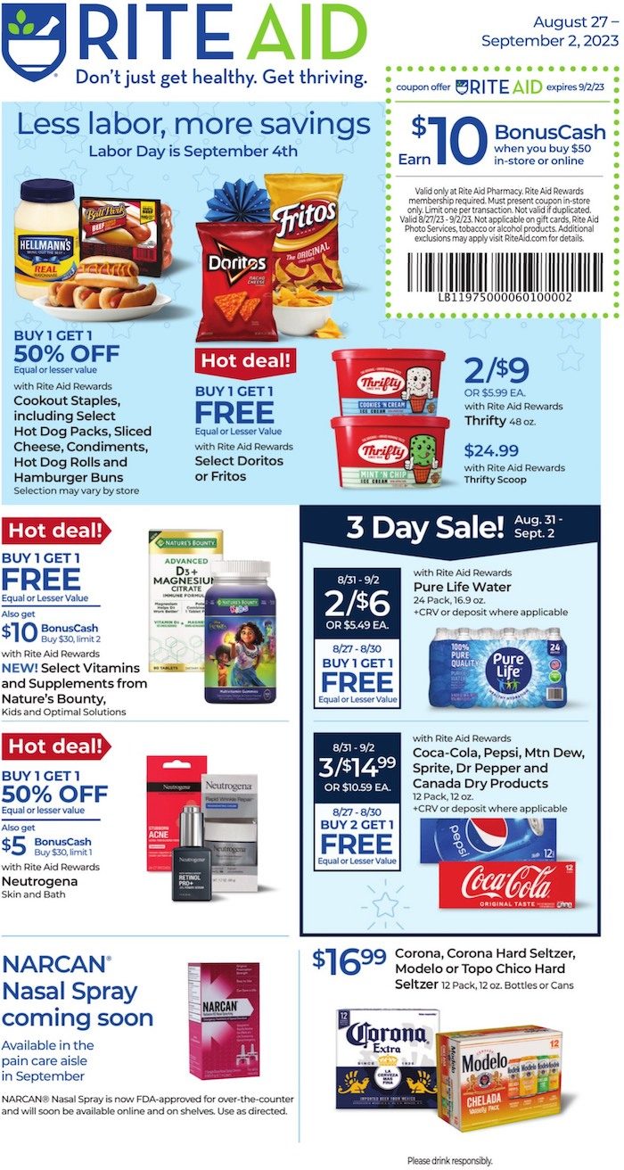 Rite Aid Weekly Ad Aug 27 - Sep 3, 2023 | WeeklyAds2
