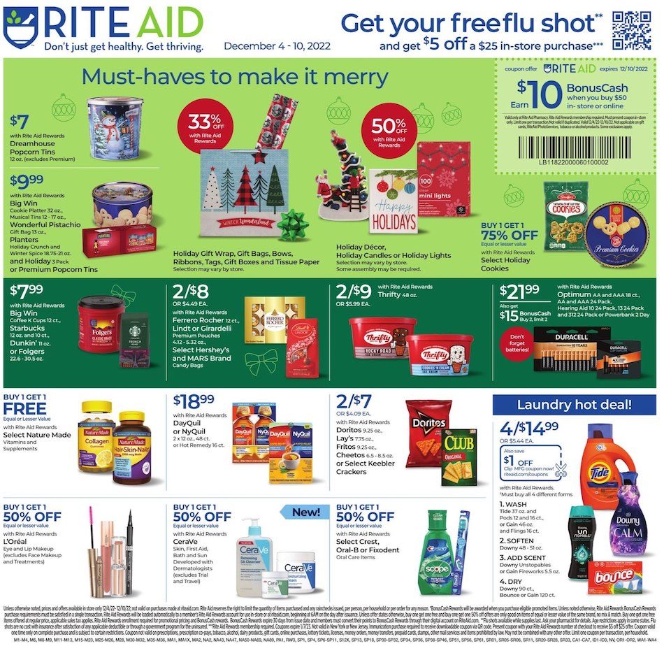 Rite Aid Weekly Ad Dec 4 - 10, 2022 | WeeklyAds2