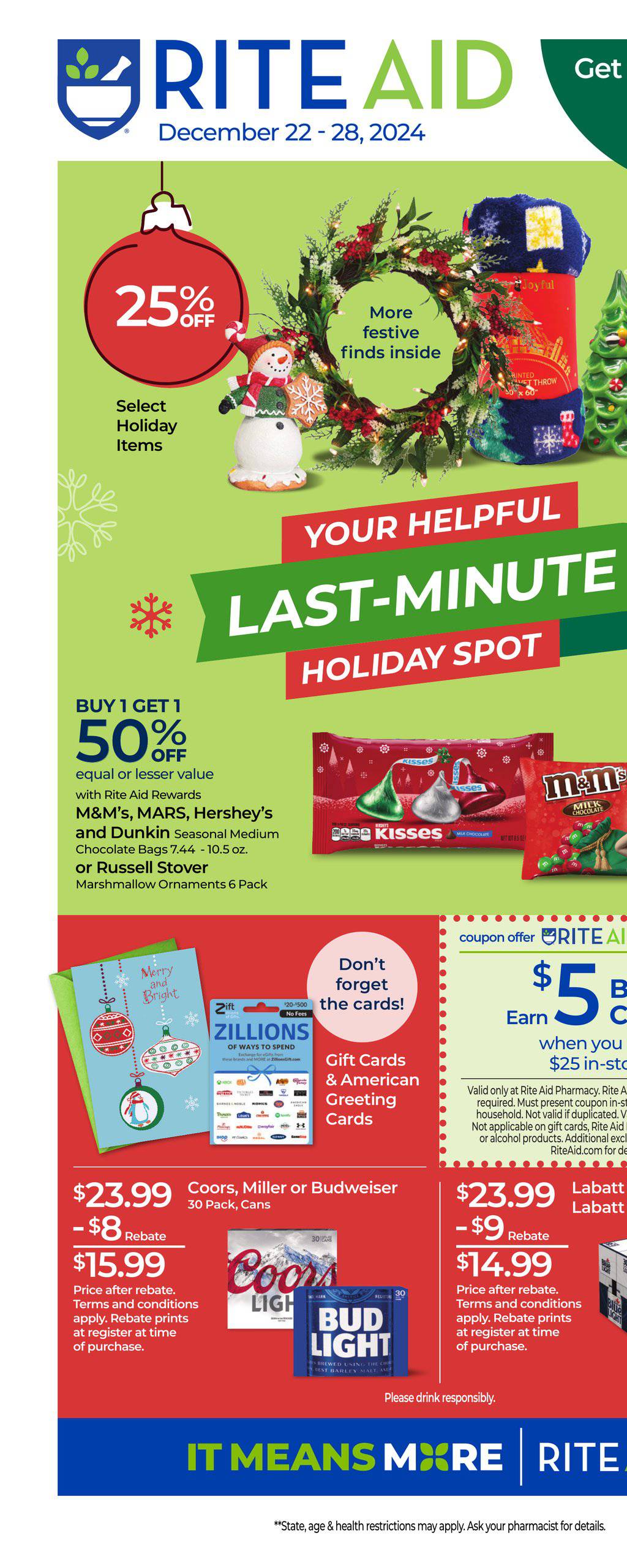 Rite Aid Weekly Ad December 22 - 28, 2024 | WeeklyAds2