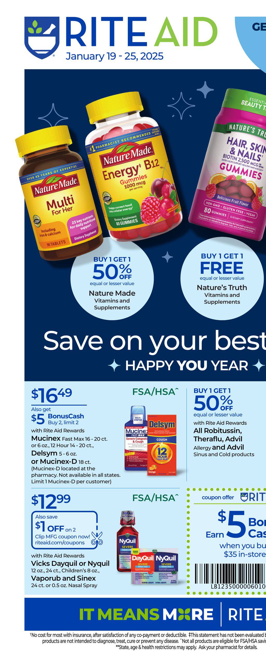 Rite Aid Weekly Ad January 19 - 25, 2025 | WeeklyAds2
