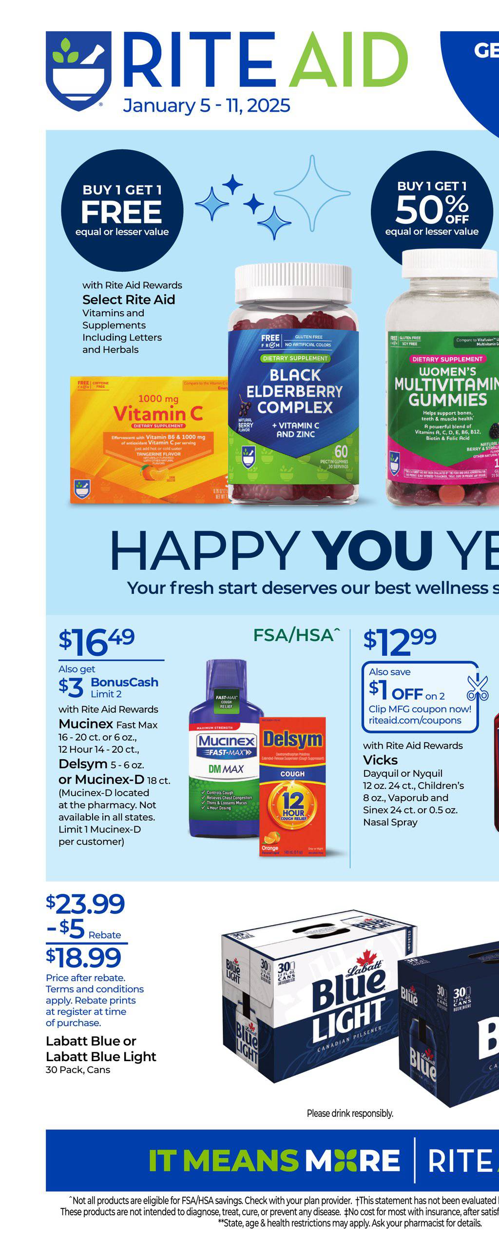 Rite Aid Weekly Ad January 5 - 11, 2025 | WeeklyAds2