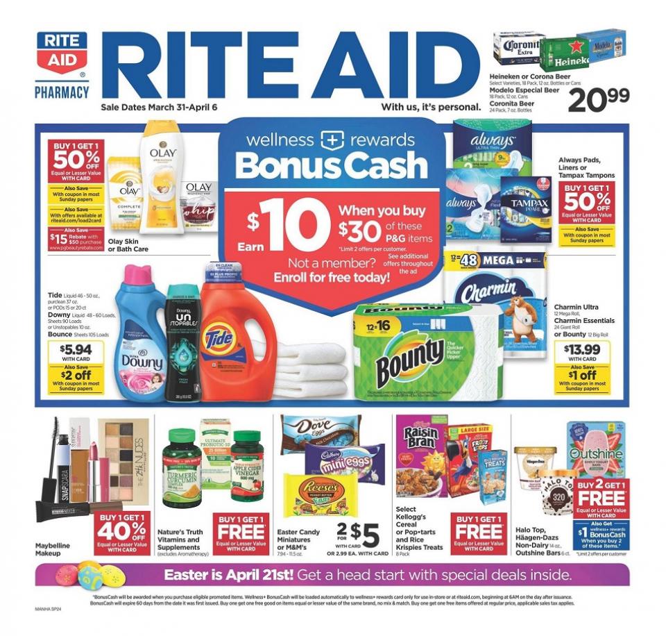 Rite Aid Weekly Ad Mar 31 - Apr 6, 2019 | WeeklyAds2