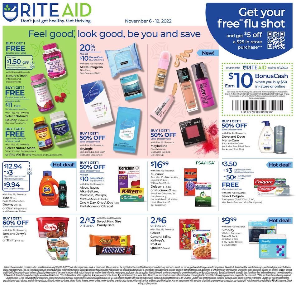 Rite Aid Weekly Ad Nov 6 - 12, 2022 | WeeklyAds2