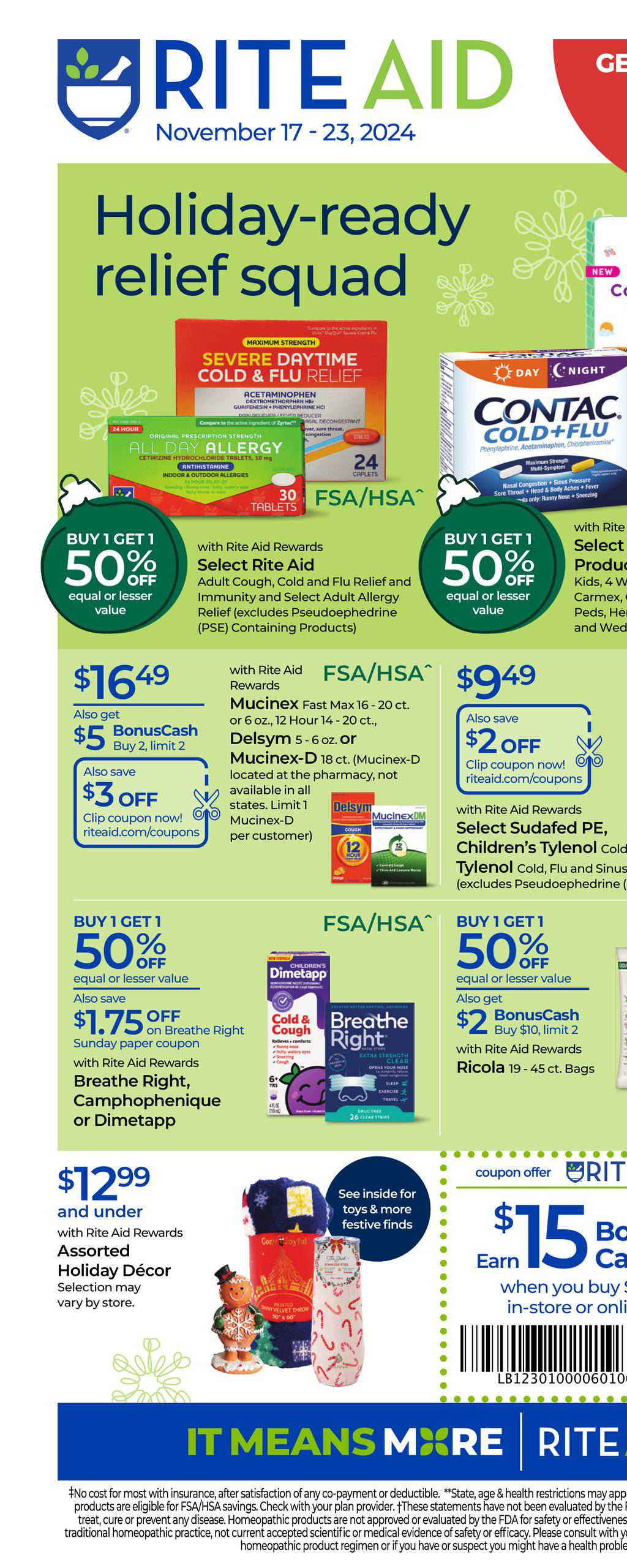 Rite Aid Weekly Ad November 17 - 23, 2024 | WeeklyAds2