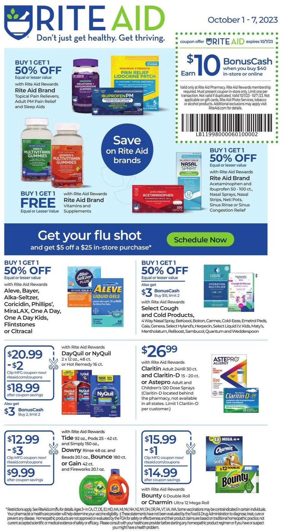 Rite Aid Weekly Ad Oct 1 - 7, 2023 | WeeklyAds2