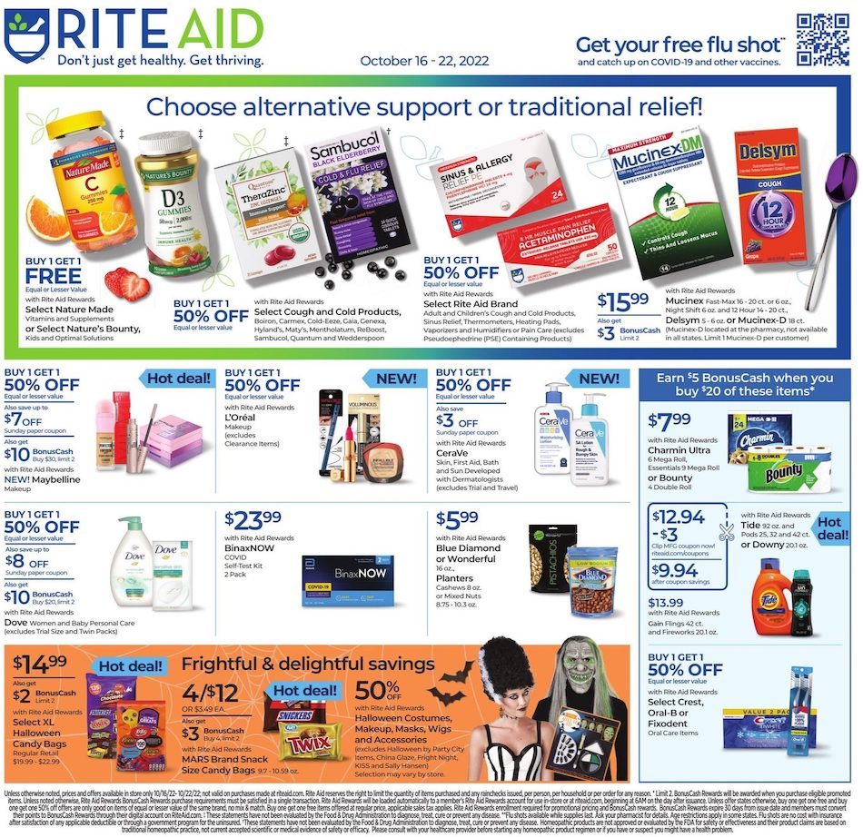 Rite Aid Weekly Ad Oct 16 - 22, 2022 | WeeklyAds2